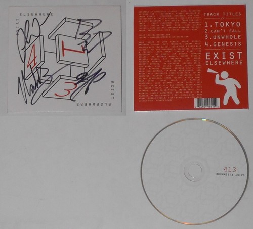Exist Elsewhere - 413 - autographed U.S cd card cover | eBay