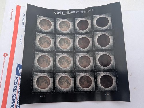 Total Eclipse of the Sun USPS 16 Forever Stamps 2017 | eBay