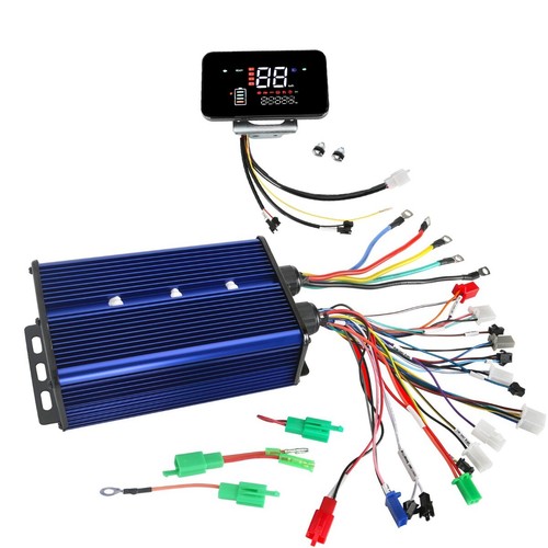 36V 48V 60V 72V 3000W E Bike Brushless Motor Controller ATV + LCD ...