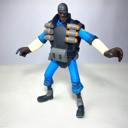 Team Fortress 2 BLU DEMOMAN 2012 NECA Action Figure! TF2 7" Valve Loose | eBay