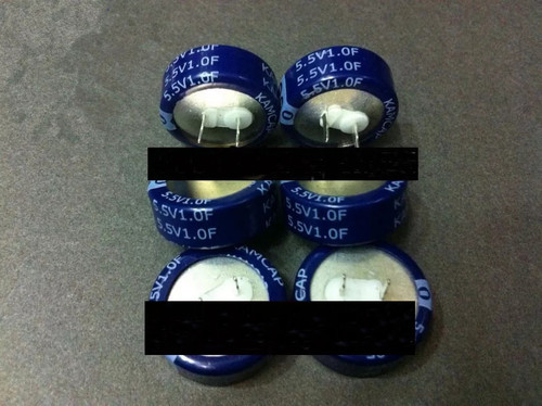 4PCS 1F 5.5V KAMCAP Coin-C Electric Double Layer Farad Super Capacitor ...