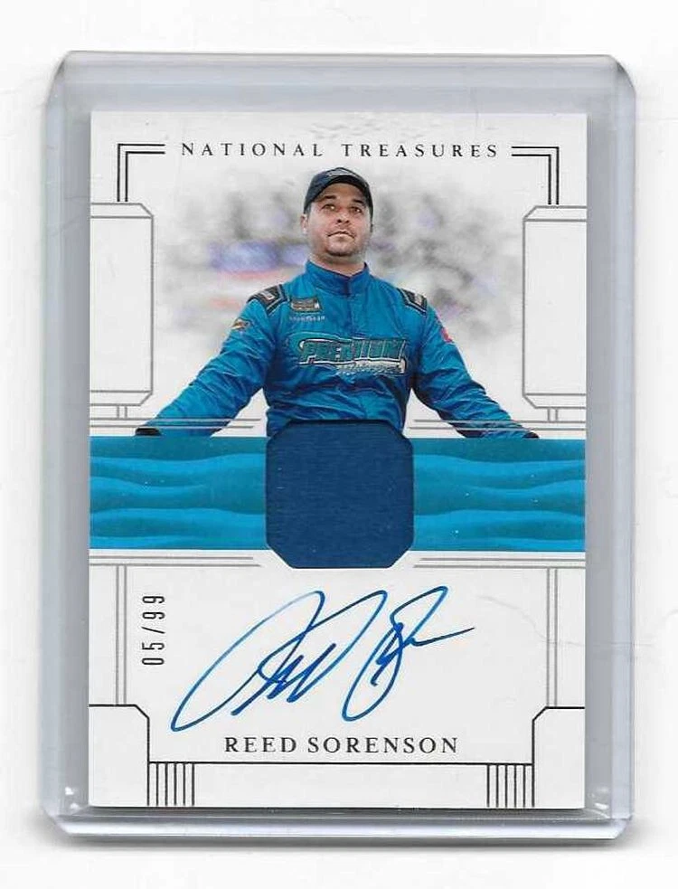 Reed Sorenson 2020 National Treasures NASCAR #RGG-RS Race Gear Graphs ...