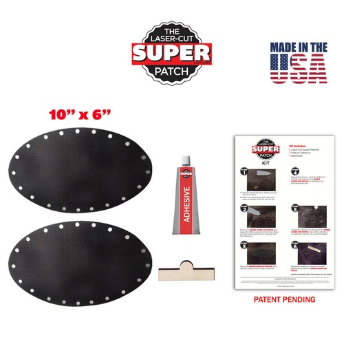 10 x 7 Trampoline Mat Repair Kit The Super Trampoline Patch is made ...