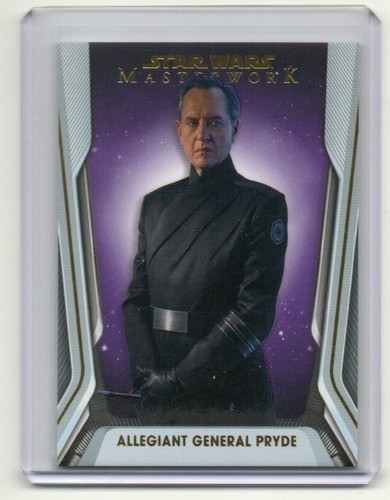 2021 Topps Star Wars Masterwork Base Set Parallel #5 ALLEGIANT PRYDE ...