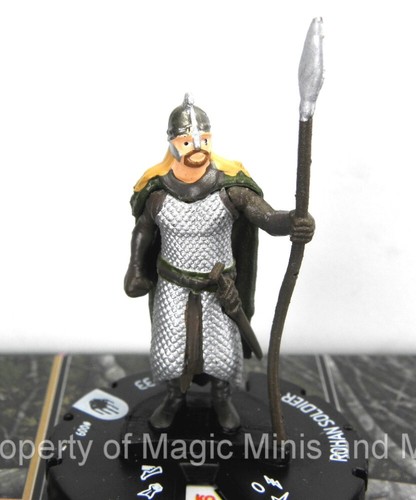 Lord of the Rings Two Towers ~ ROHAN SOLDIER #009 HeroClix LotR Guard ...