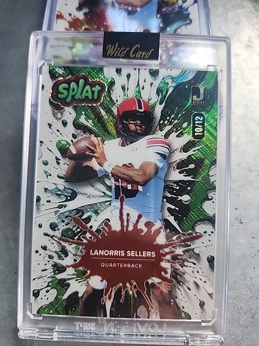 2025 Wild Card Splat Football NIL Rookie Lanorris Sellers 10/12 Green ...