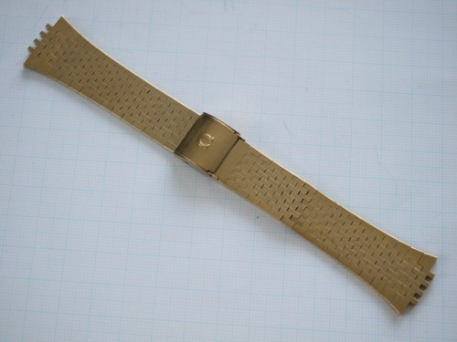 Omega Speedmaster LCD Stainless Steel-Gold Plat Bracelet End 22mm (no ...