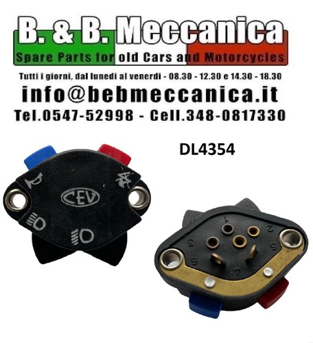 Light Switch Lights Claxon Start Malaguti MBM Mz Fantic College DL4354 ...