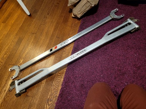 MUGEN STRUT BARS HONDA CIVIC EK9 EG6 EG9 DC2 DB8 JDM SIR CTR ITR REAL ...