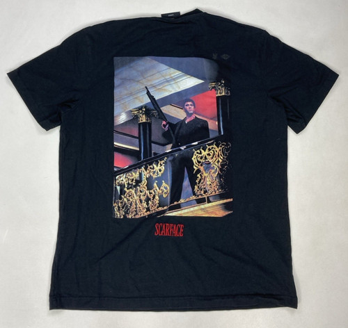 Shoe Palace Scarface Tony Montana Gun Balcony Graphic T-shirt Men Large ...