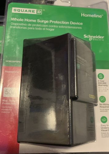 Square D HomeLine Whole Home Surge Protector HOM250PSPD Brand New 50 Ka ...