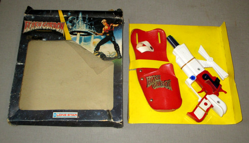 VINTAGE 1981-FLASH GORDON-LONESTAR- SPACE TOY PISTOL RAY-GUN PLAYSET ...