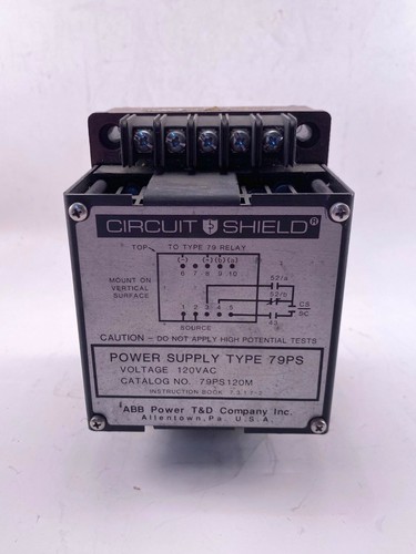 ABB Power T & D Co. 79PS120M Circuit Shield Power Supply, Used | eBay