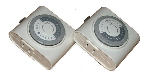 Defiant Indoor White Big Button 24-Hr Timer - Set of 2 | eBay
