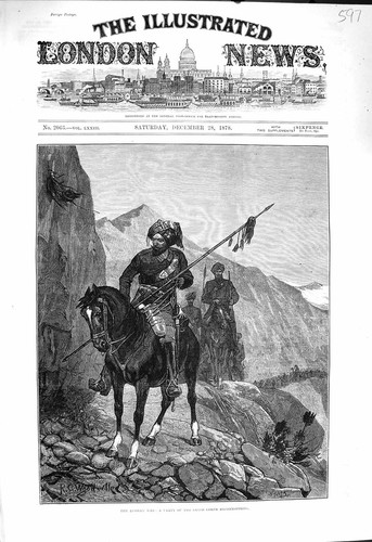 Old Antique Print 1878 Afghan War Party Guide Corps Reconnoitring ...