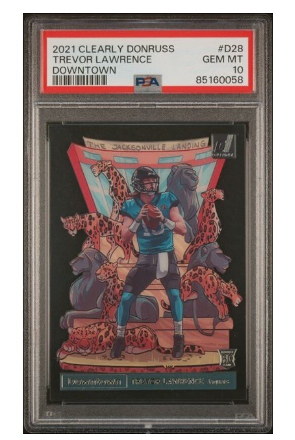 Trevor Lawrence 2021 Clearly Donruss #D-28 Downtown /(SSP) Price Guide ...