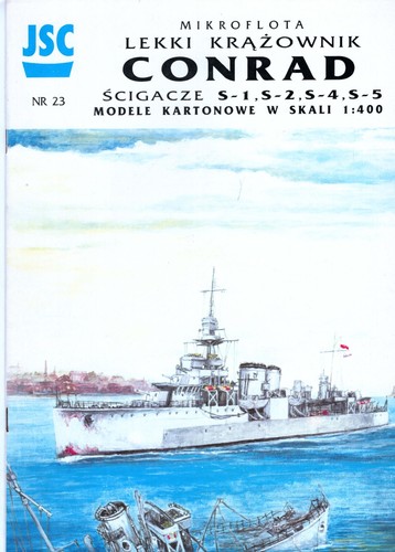 JSC Nr. 23 - Leichter kreuzer ORP Conrad + 4 Schnellboote S-Klasse , 1: ...