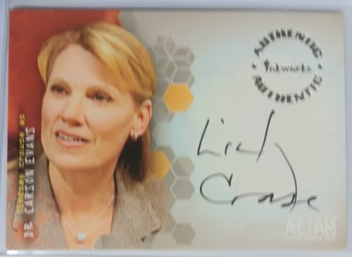 2002 Inkworks Alias Dr Carson Evans Lindsay Crouse Auto A6 Autograph ...
