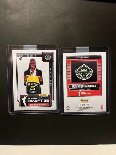 2025 Panini Instant WNBA Dominique Malonga Draft Night | eBay