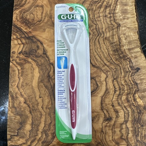 GUM - 760RB Dual Action Tongue Cleaner Brush and Scraper 70942302319| eBay