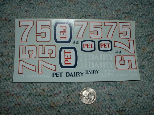 JNJ Hobbies 1/24 1/ 25 Decals #75 Pet Dairy Pontiac Joe Ruttman DDD | eBay