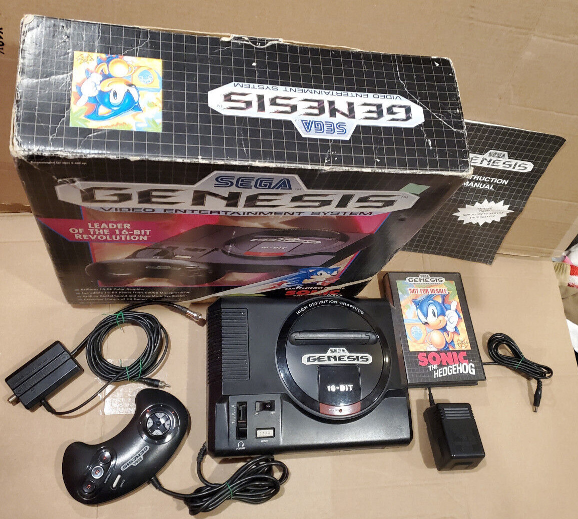 Caja De Consola Sega Genesis Lote Videojuegos Sega Genesis Originales