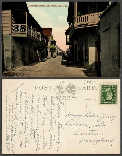 FLORIDA Saint Augustine VINTAGE POSTCARD | eBay