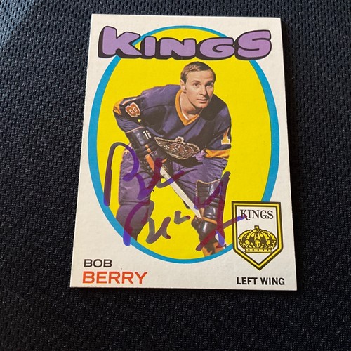 Autographed 1971-72 Topps BOB BERRY. #B-1 | eBay