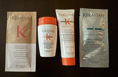 Kerastase Nutritive Shampoo & Conditioner Travel Set 1 oz / 30 ml + 2 ...
