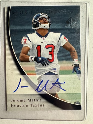 K197,922 - 2005 SP Authentic #211 Jerome Mathis Auto #/850 RC | eBay