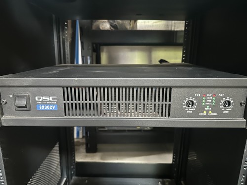 QSC CX302V 2‑Channel 70 V Power Amplifier – Commercial Rackmount ...
