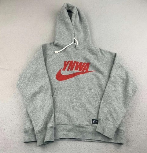 Nike Liverpool FC Heritage YNWA Hoodie Mens Medium Gray Fleece Pullover ...