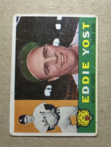 1960 Topps Baseball Eddie Yost Detroit Tigers Card #245 | eBay