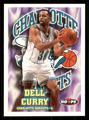 1997-98 NBA Hoops #20 Dell Curry Charlotte Hornets | eBay