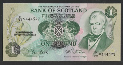 One Pound Note Scotland for sale | eBay