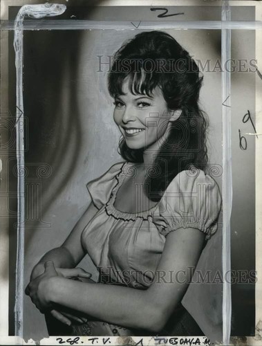 1965 Press Photo Actress Anne Helm stars in "Gunsmoke" television ...