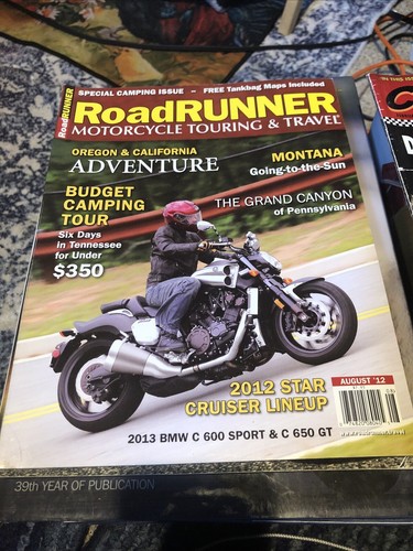 ROAD RUNNER MOTORCYCLE TOURING & TRAVEL Magazine AUGUST 2012 STAR ...