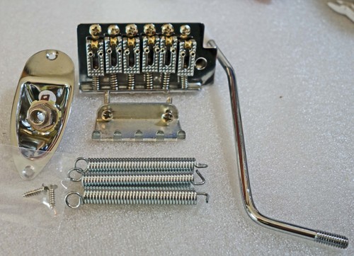 Stratocaster roller bridge, tremolo bar, boat jack, claw, all with ...