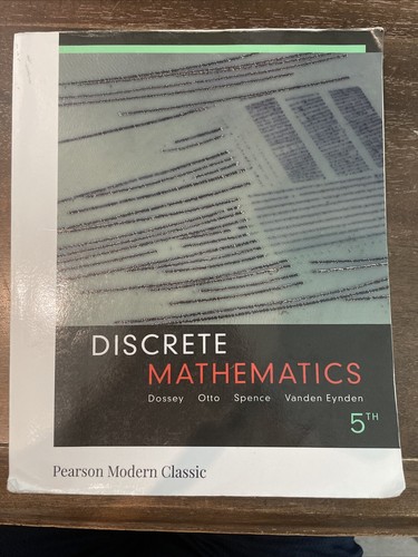 Discrete Mathematics 5th Edition (Pearson Modern Classic) | eBay