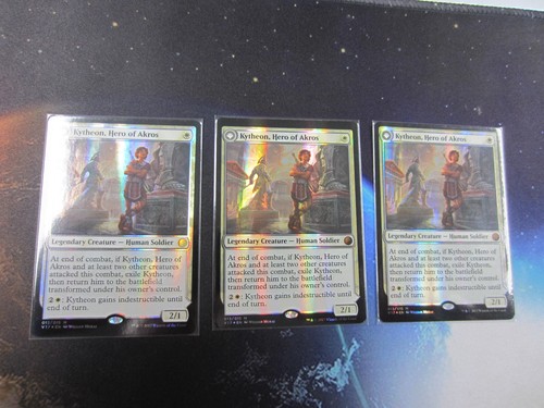 3x Kytheon, Hero of Akros Foil Near Mint English MTG Gideon, Battle ...