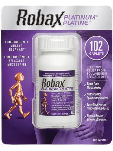Robax PLATINUM Muscle/Back Pain Relief 102 Caplets 62107417365 | eBay