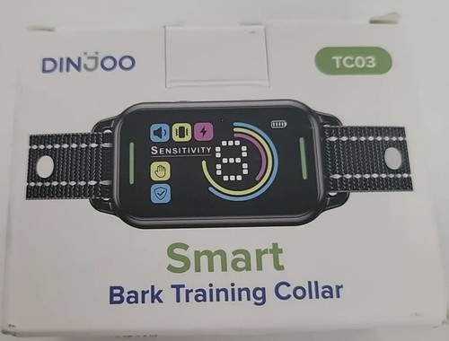 Dog Bark Collar, DINJOO Bark Collar for Large Medium Small Dogs,Smart ...
