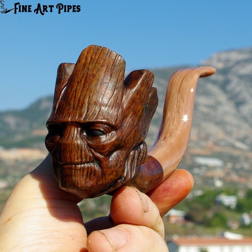 Groot Briar Wood Tobacco Smoking Pipe Bust | M-246 | by Oguz Simsek | eBay