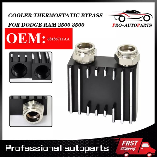 68186711AA 68RFE Transmission Cooler Thermal Bypass For Dodge Ram 6.7L ...