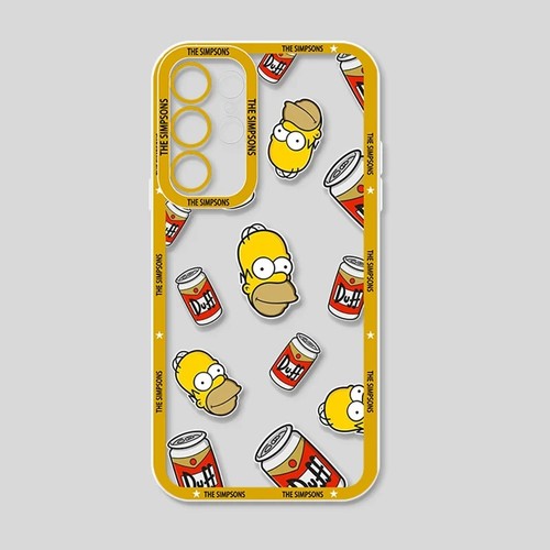AUCTION: The Simpsons Samsung Galaxy Transparent Phone Case A22 5G 03 ...