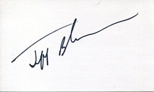 Jeff Bucknum Indy IRL Indianapolis 500 Nascar Driver Signed Autograph ...