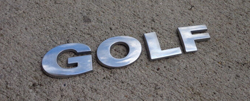 VW Volkswagen Golf emblem letters badge decal logo trunk OEM Factory ...