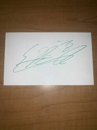ERIC BEAUDOIN - HOCKEY - AUTHENTIC AUTOGRAPH SIGNED INDEX -B3200 | eBay