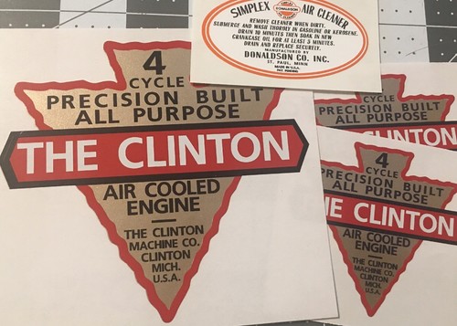 Clinton Engine, Donaldson Simplex 1946 Michigan Doodlebug Scooter set 4 ...
