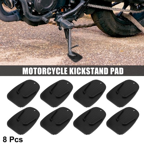 8pcs Motorcycle Kickstand Pad Support Plate Pad Side Stand Extension ...